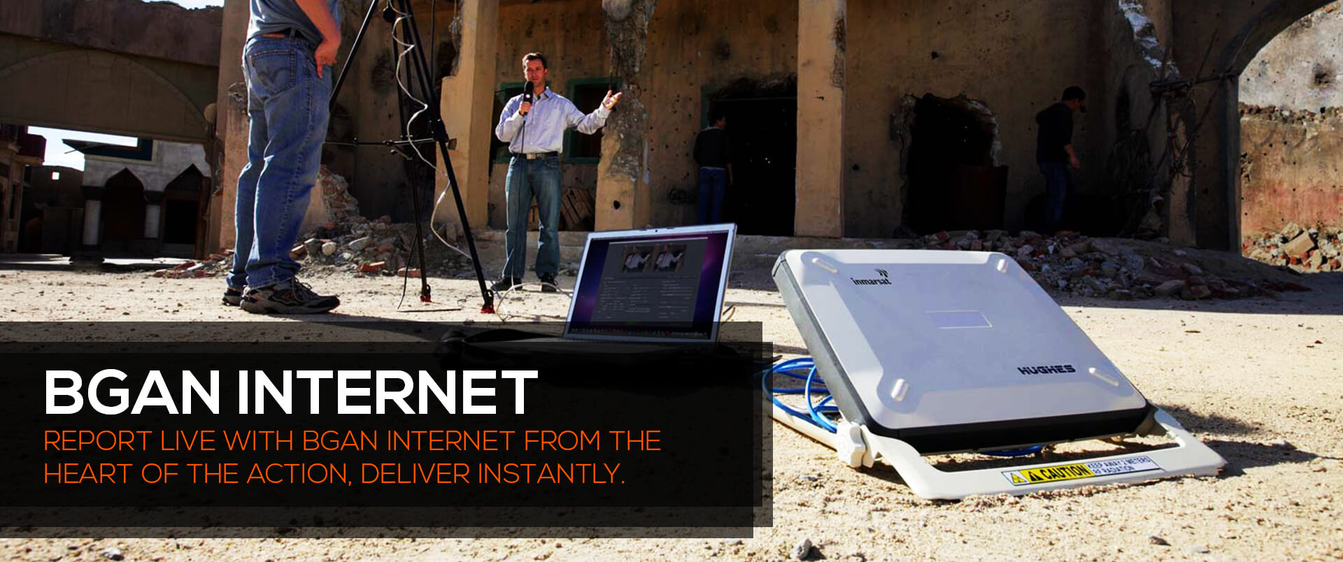 BGAN internet portable par satellite