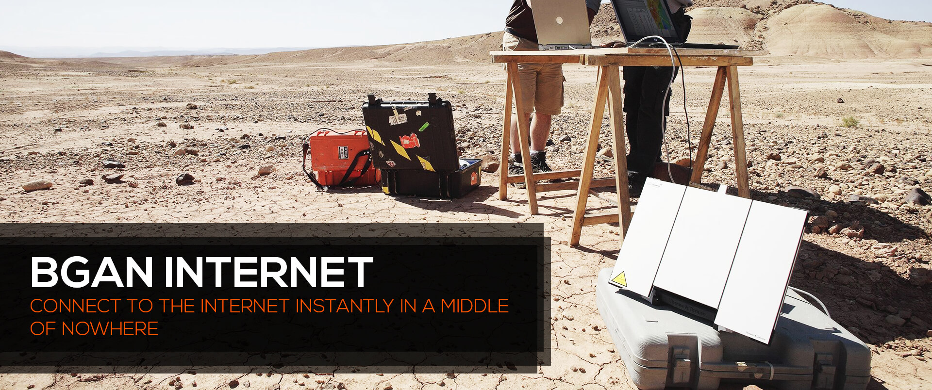 BGAN internet portable par satellite
