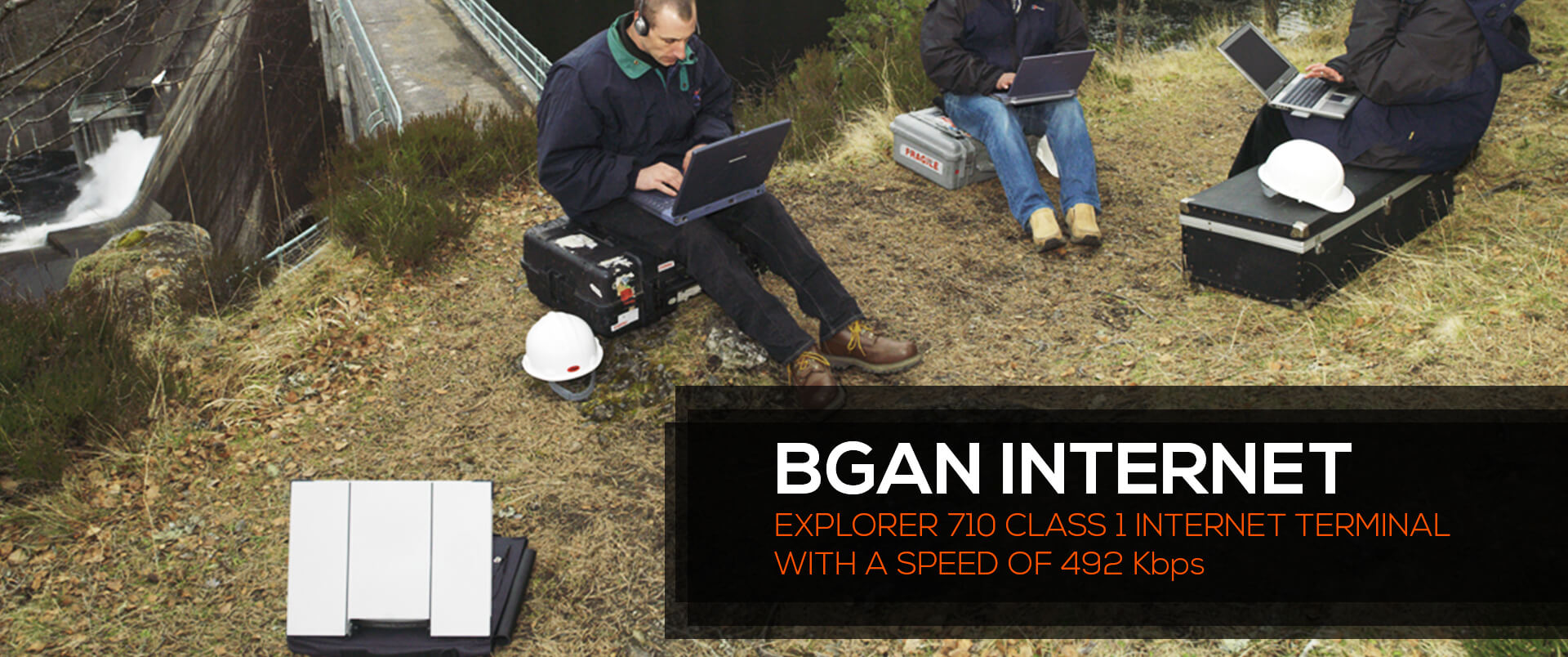 BGAN internet portable par satellite