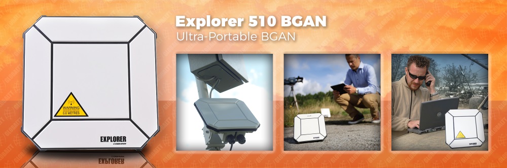 BGAN internet portable par satellite